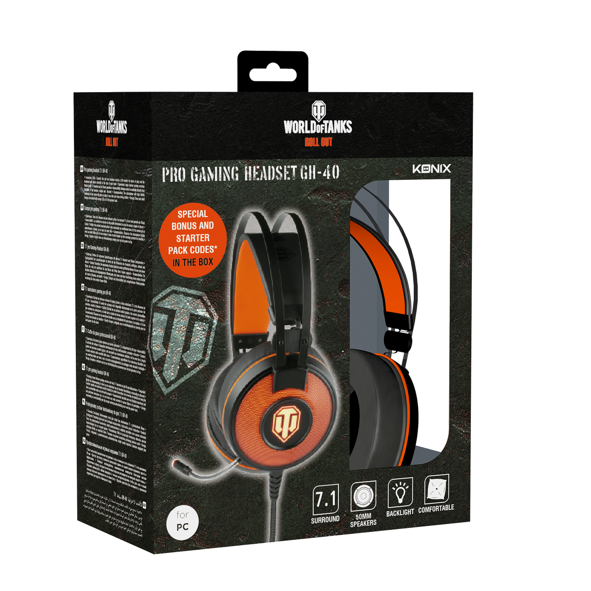 HEADSET WORLD OF TANKS GH-40 GAMING PC – IndieGamer.com.au