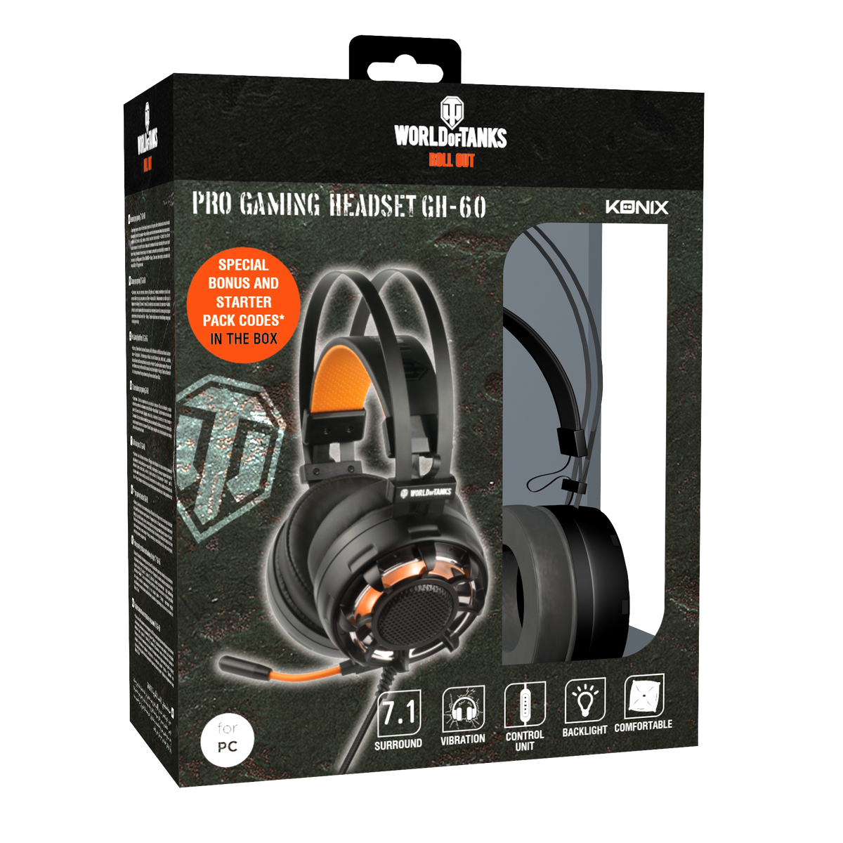 HEADSET WORLD OF TANKS GH-60 GAMING PC – IndieGamer.com.au